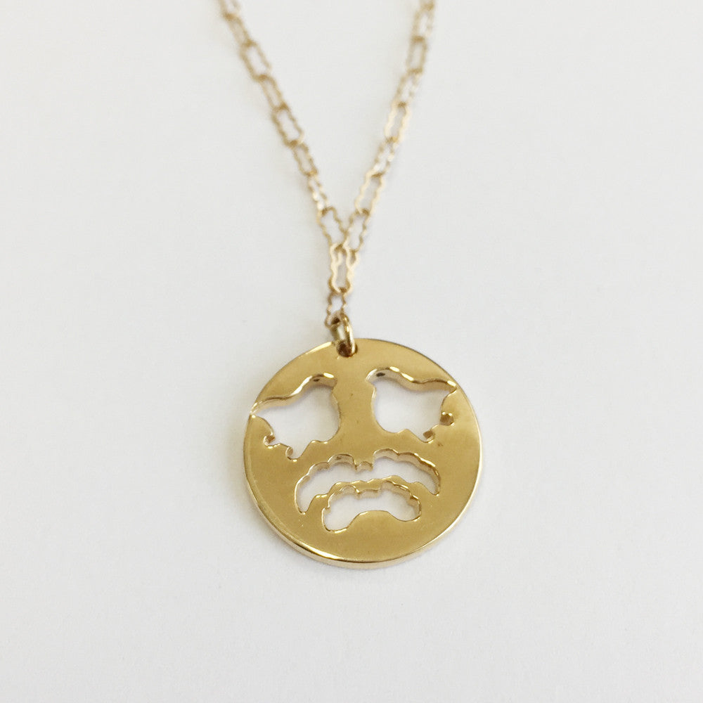 Cut Out Birds 14K Gold Necklace – ATELiER ATSUYO ET AKiKO